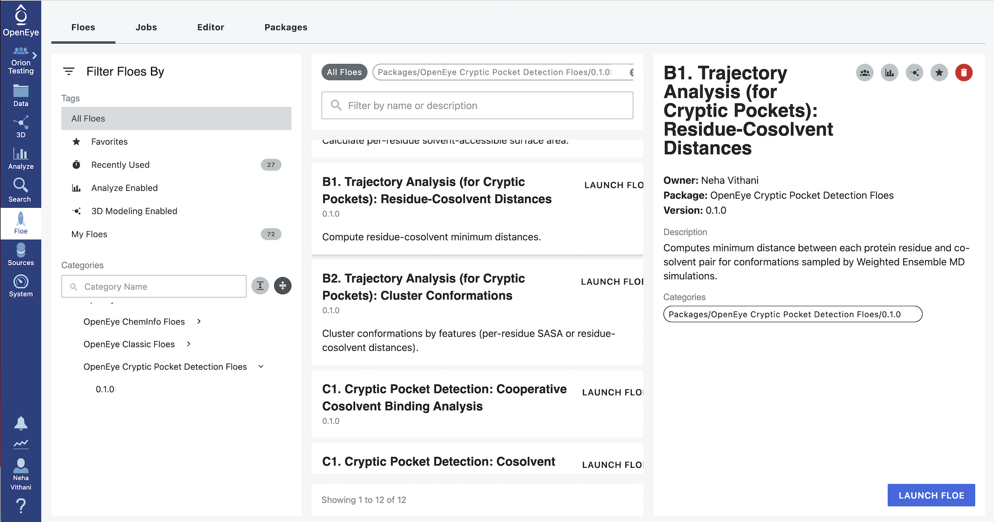 Cryptic Pocket Detection Tutorial: Cosolvent Binding Free Energy ...